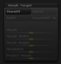 Morph Target in ZBrush
